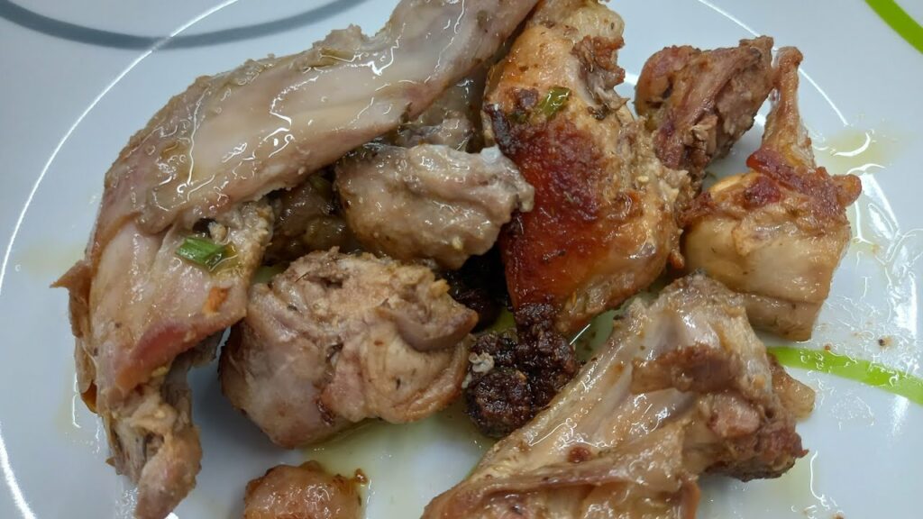 Conejo al ajillo con MAMBO - Thermorecetas