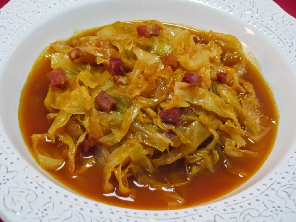 Repollo en guiso con olla GM - Thermorecetas